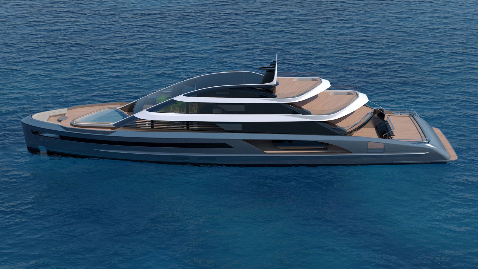 Francesco Struglia Design reveals asymmetrical 61m yacht